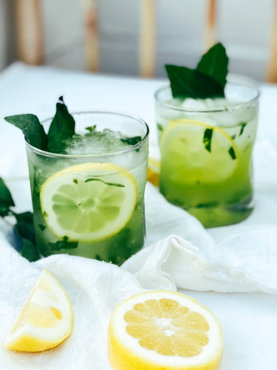 Gin Lemon Basil Cooler – SIP.COOK.ENJOY.